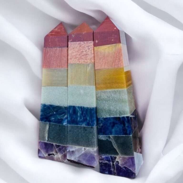 Seven Chakra Pencil/Obelisk - Pure Gems World